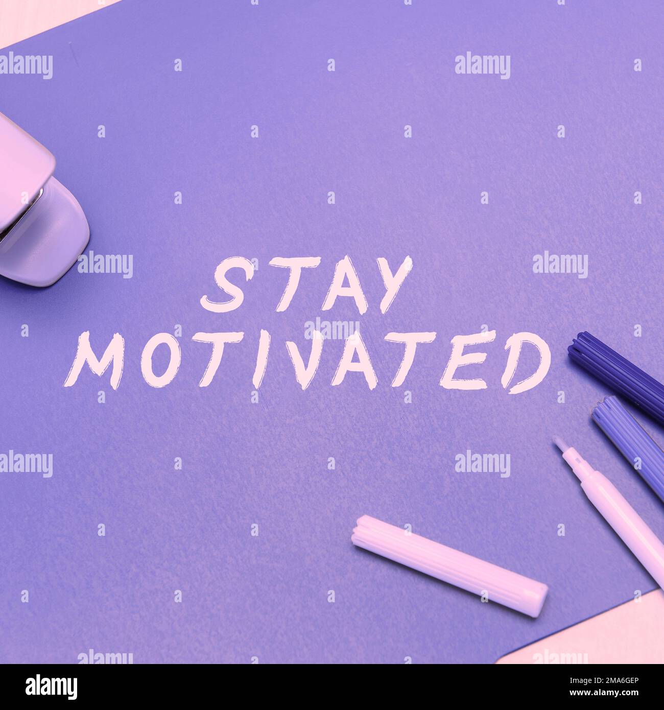 Sign displaying Stay Motivated. Business concept Reward yourself every ...