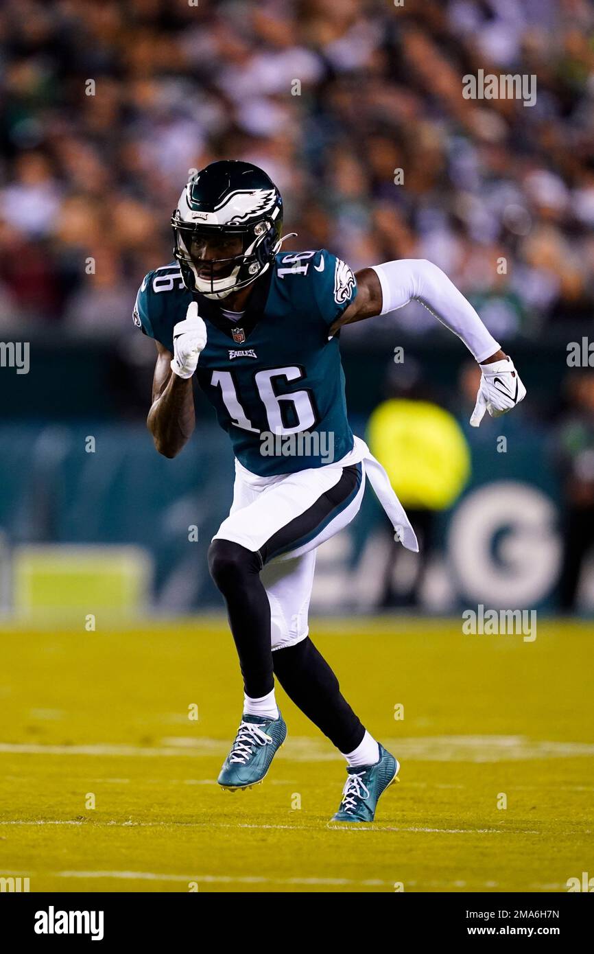 Philadelphia Eagles' Quez Watkins in action during an NFL football game ...