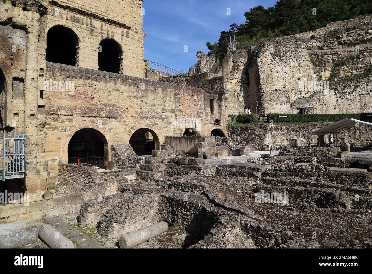 ORANGE, FRANCE - MAY 23, 2015: These are archaeological artifacts of ...