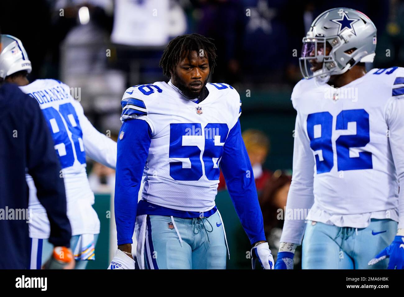 Dallas Cowboys' Dante Fowler Jr. in action before an NFL football game ...