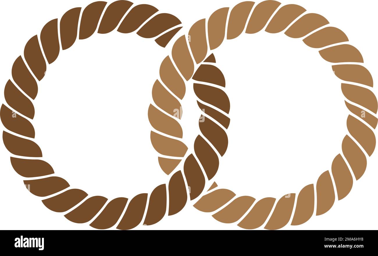 Twisted rope vector vectors hi-res stock photography and images - Alamy