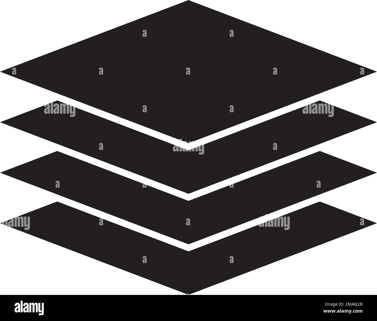 Layer Icons Vector Illustration Symbol Design Stock Vector Image And Art Alamy