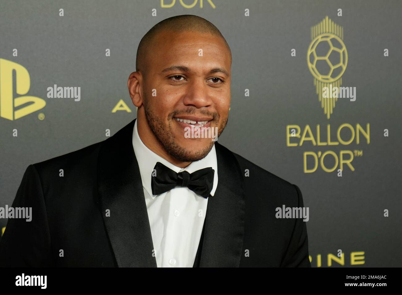 French mixed martial artist Ciryl Gane poses for a picture prior the ...