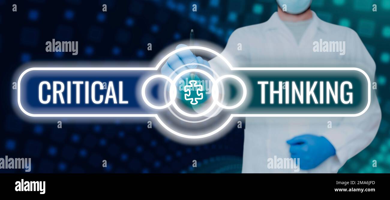 Inspiration showing sign Critical Thinking. Business concept sequence ...