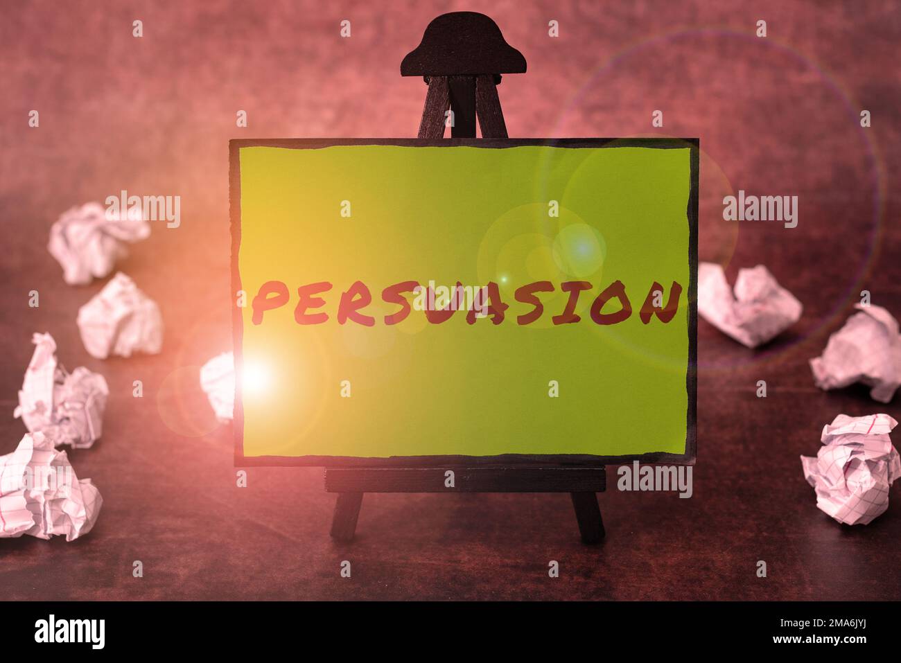 Writing displaying text Persuasion. Word for the action or fact of ...