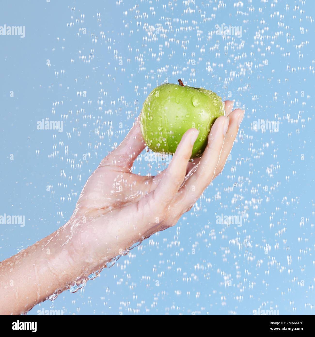 Snack on this for good health and wellbeing. Studio shot of an ...