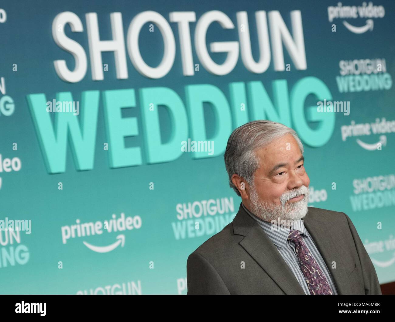 Alberto Isaac arrives at the Prime Video's SHOTGUN WEDDING Los Angeles ...