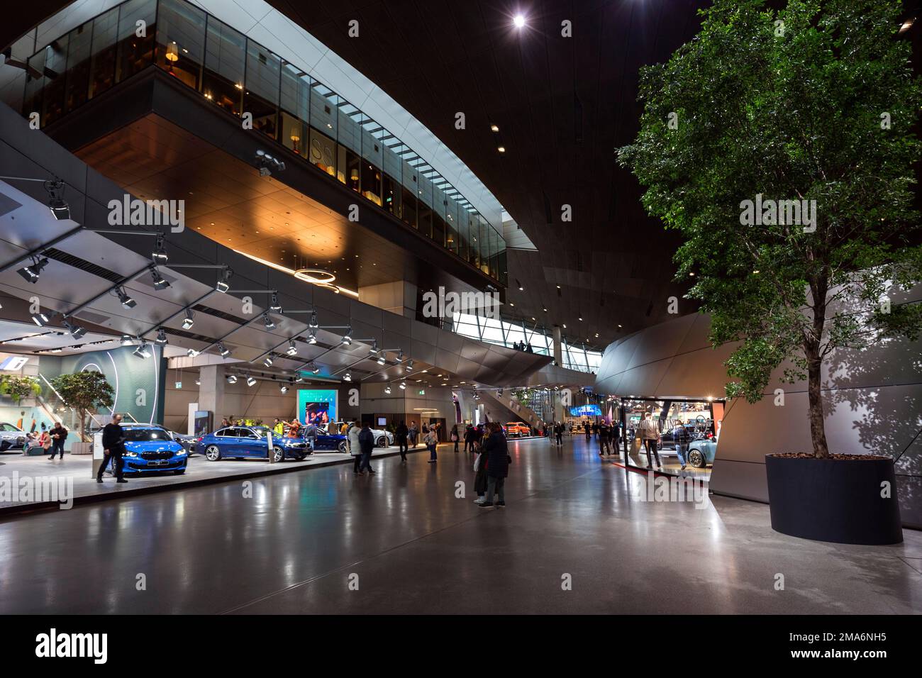 Exhibition at BMW Welt, BMW M, Munich, Bavaria, Germany Stock Photo - Alamy