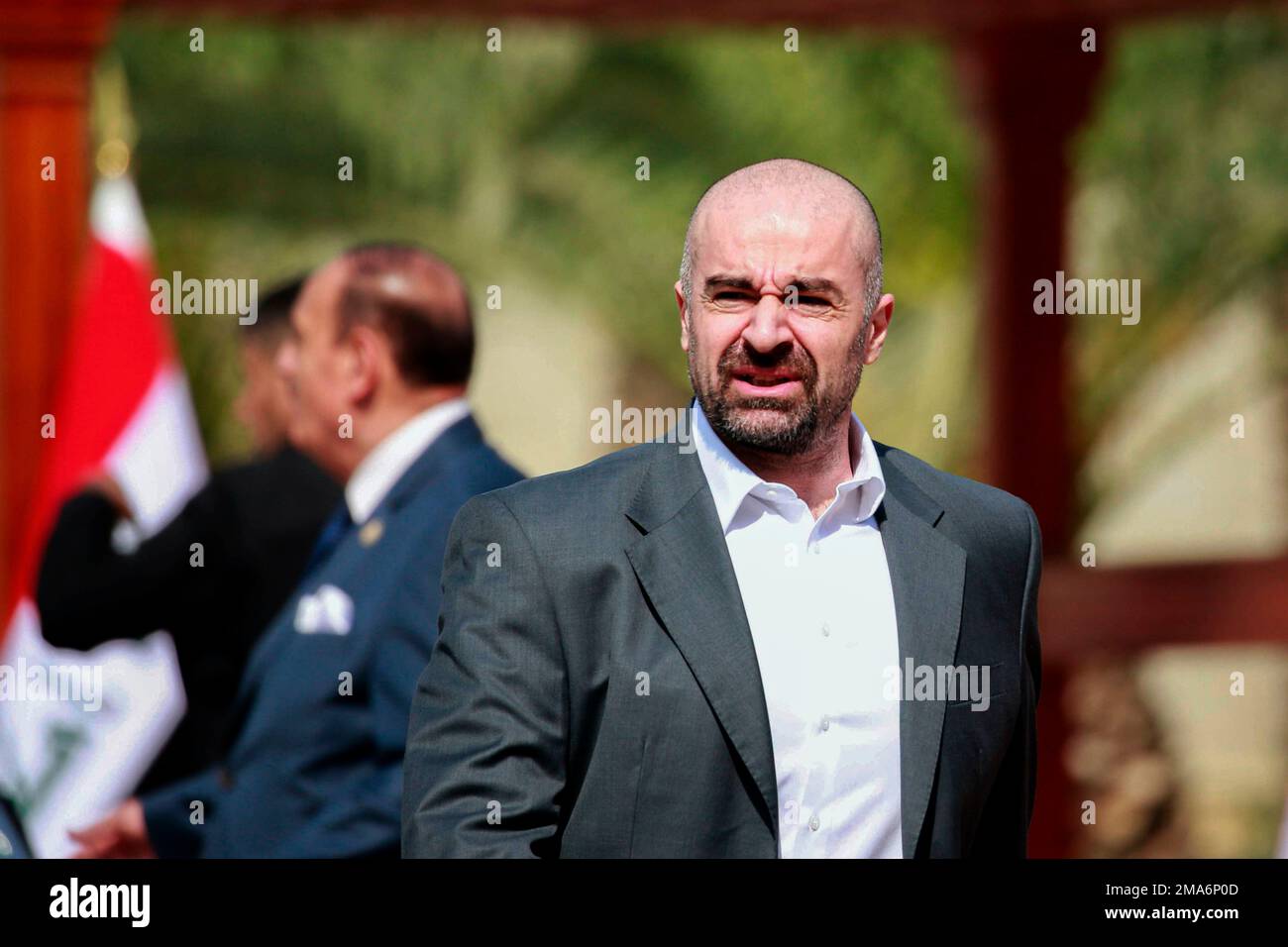 Bafel Jalal Talabani, the leader of the Patriotic Union of Kurdistan ...