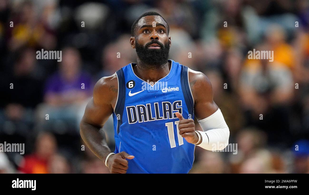 Dallas Mavericks forward Tim Hardaway Jr. (11) runs up court during the ...
