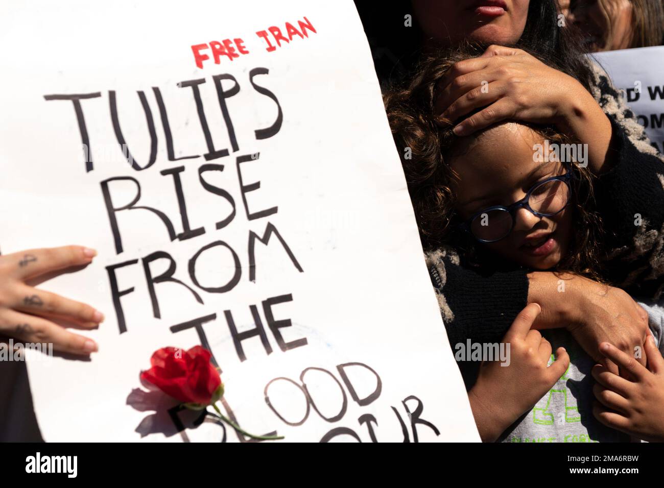 Activists protest the Iranian regime, Saturday, Oct. 15, 2022 in New ...