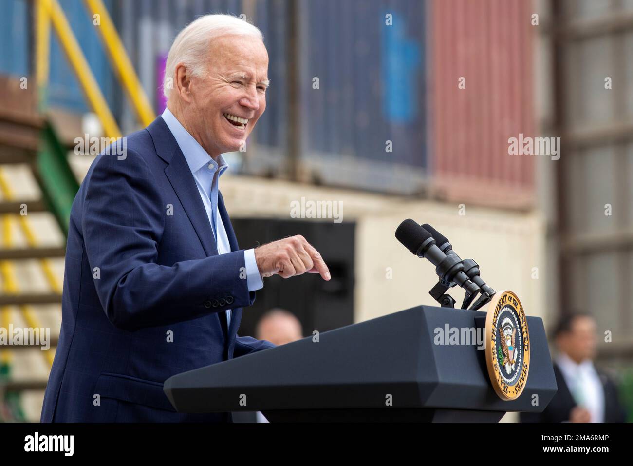FILE - President Joe Biden speaks about infrastructure investments at ...