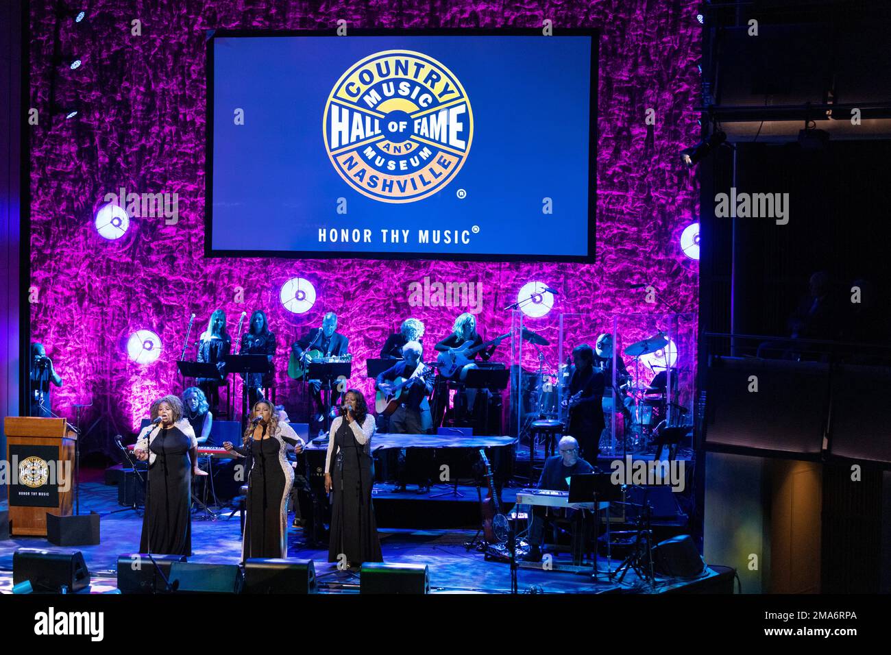 The McCrary Sisters perform during the Country Music Hall of Fame ...