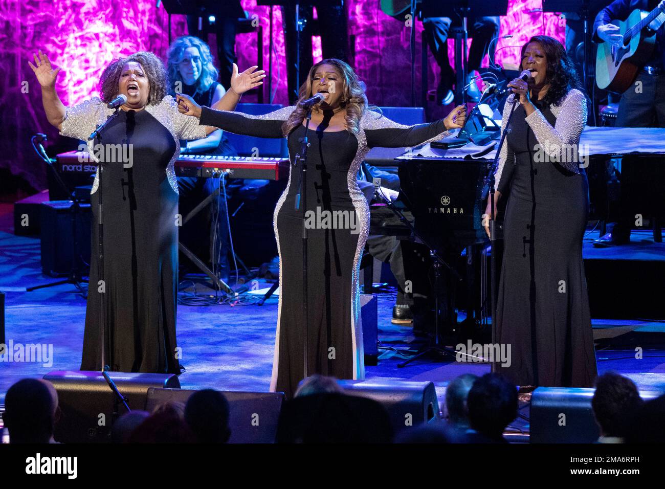 The McCrary Sisters perform during the Country Music Hall of Fame ...