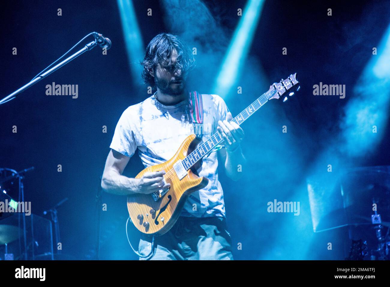 Rick Mitarotonda of Goose performs on the second weekend of the Austin ...