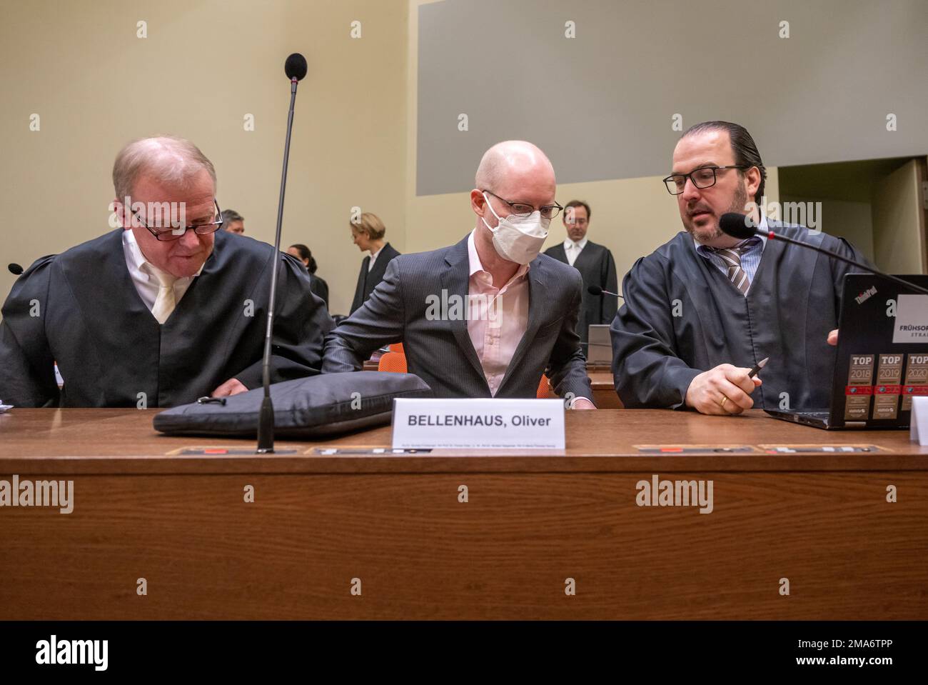 19 January 2023, Bavaria, Munich: The co-defendant in the Wirecard ...