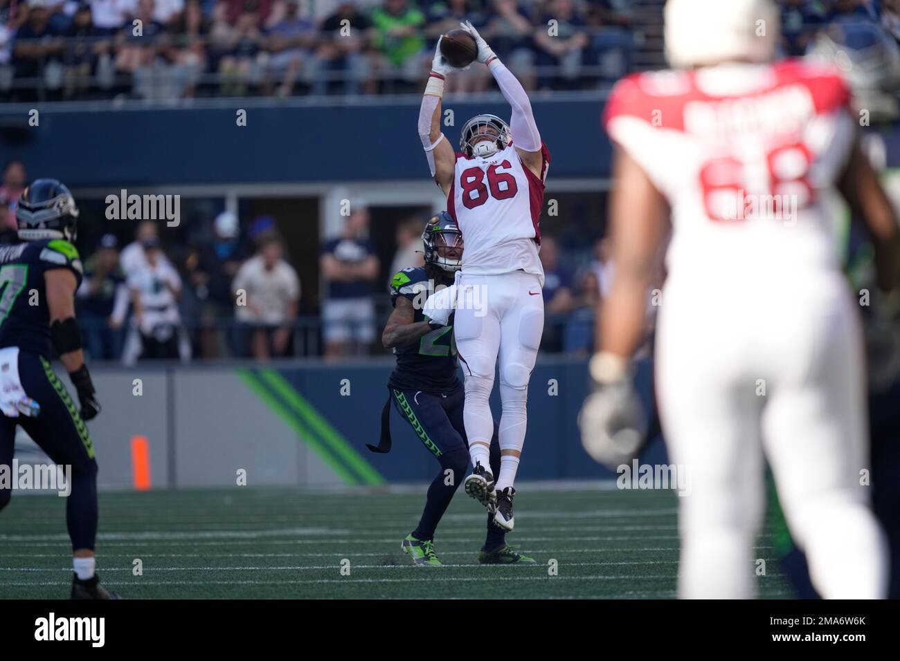 Arizona Cardinals tight end Zach Ertz (86) during an NFL football game ...
