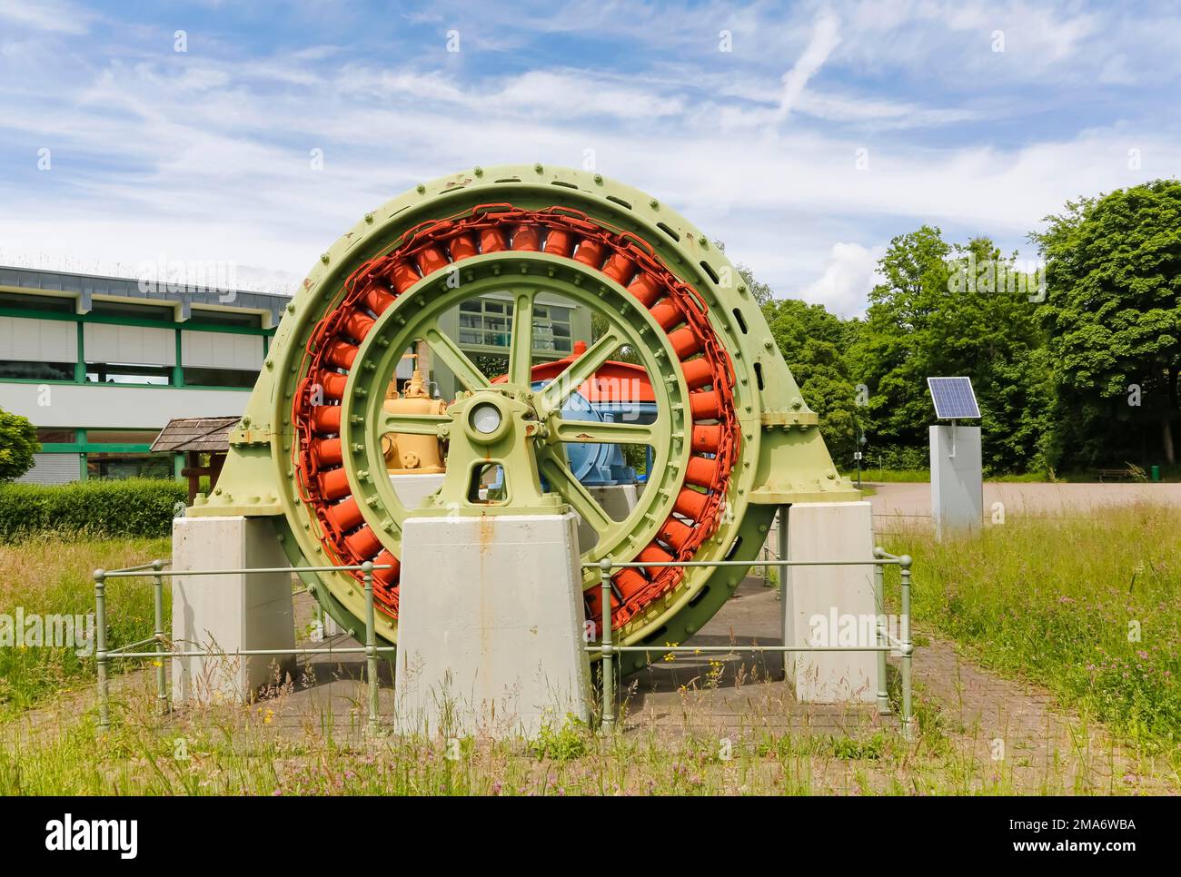 Old hydroelectric power plant power station, museum piece from ...