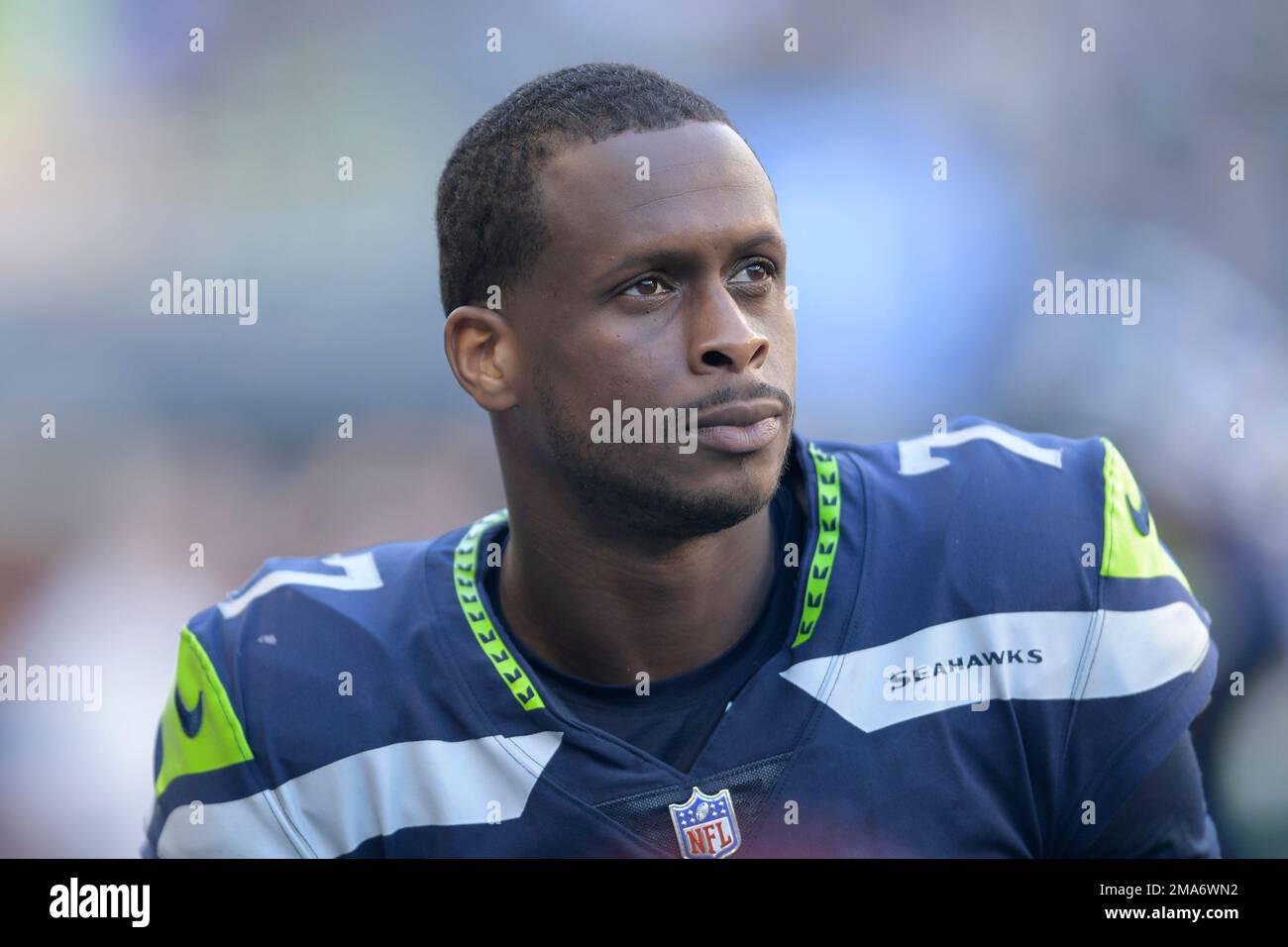 Seattle Seahawks quarterback Geno Smith against the Arizona Cardinals ...