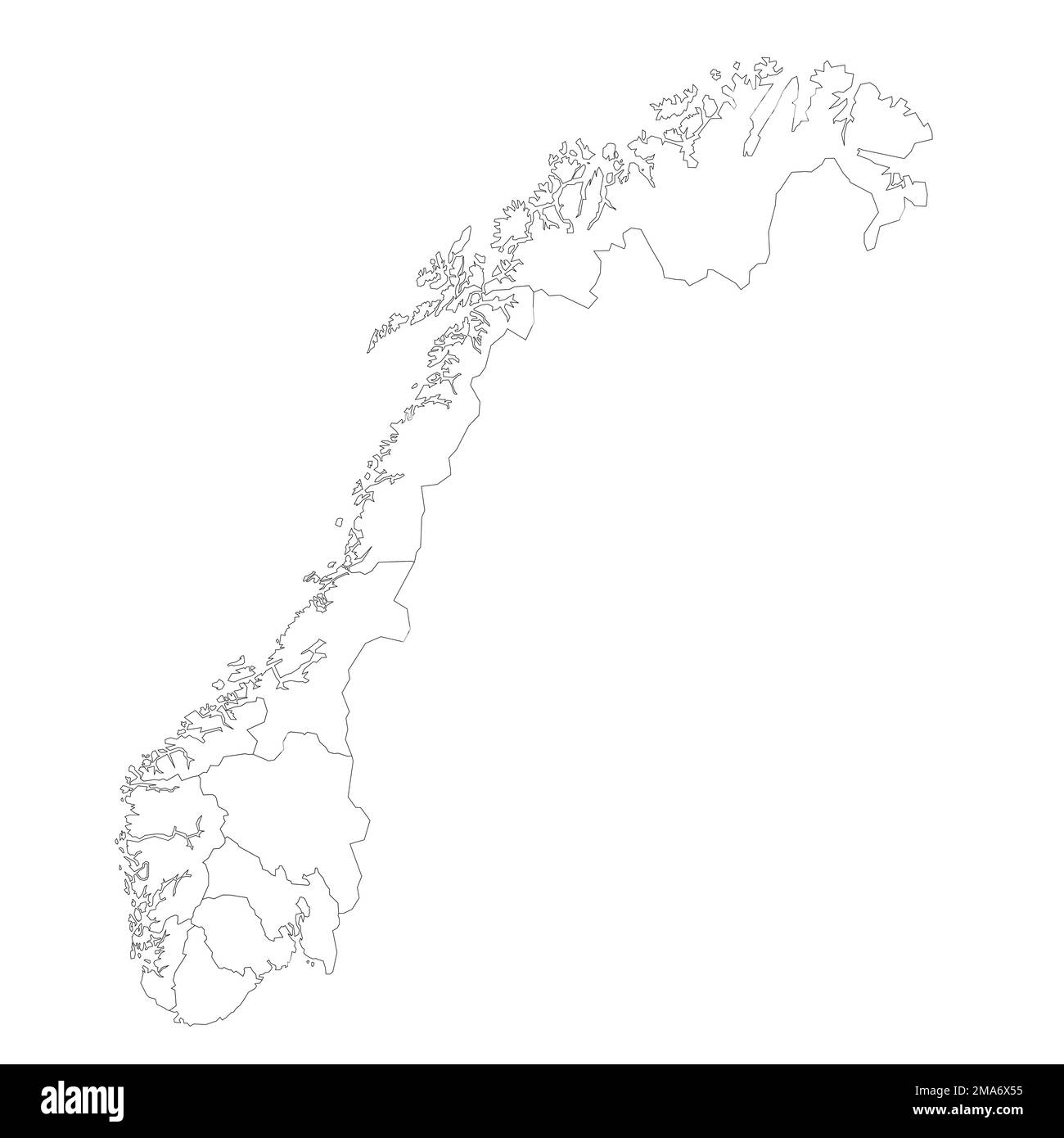 Norway political map of administrative divisions Stock Vector Image ... Norway political map of administrative divisions Stock Vector Image ...