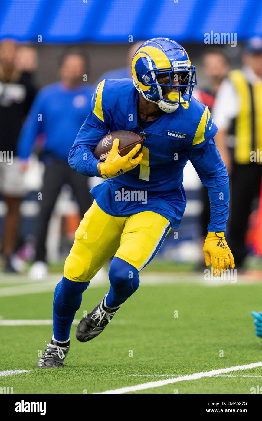 Los Angeles Rams wide receiver Allen Robinson II (1) runs with the ball ...