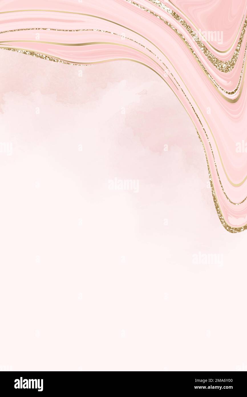 Gold and pink fluid patterned background vector Stock Vector Image ...