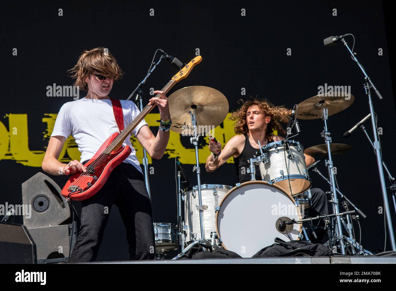 Layne Ulrich, left, and Myles Ulrich of Taipei Houston perform on the ...