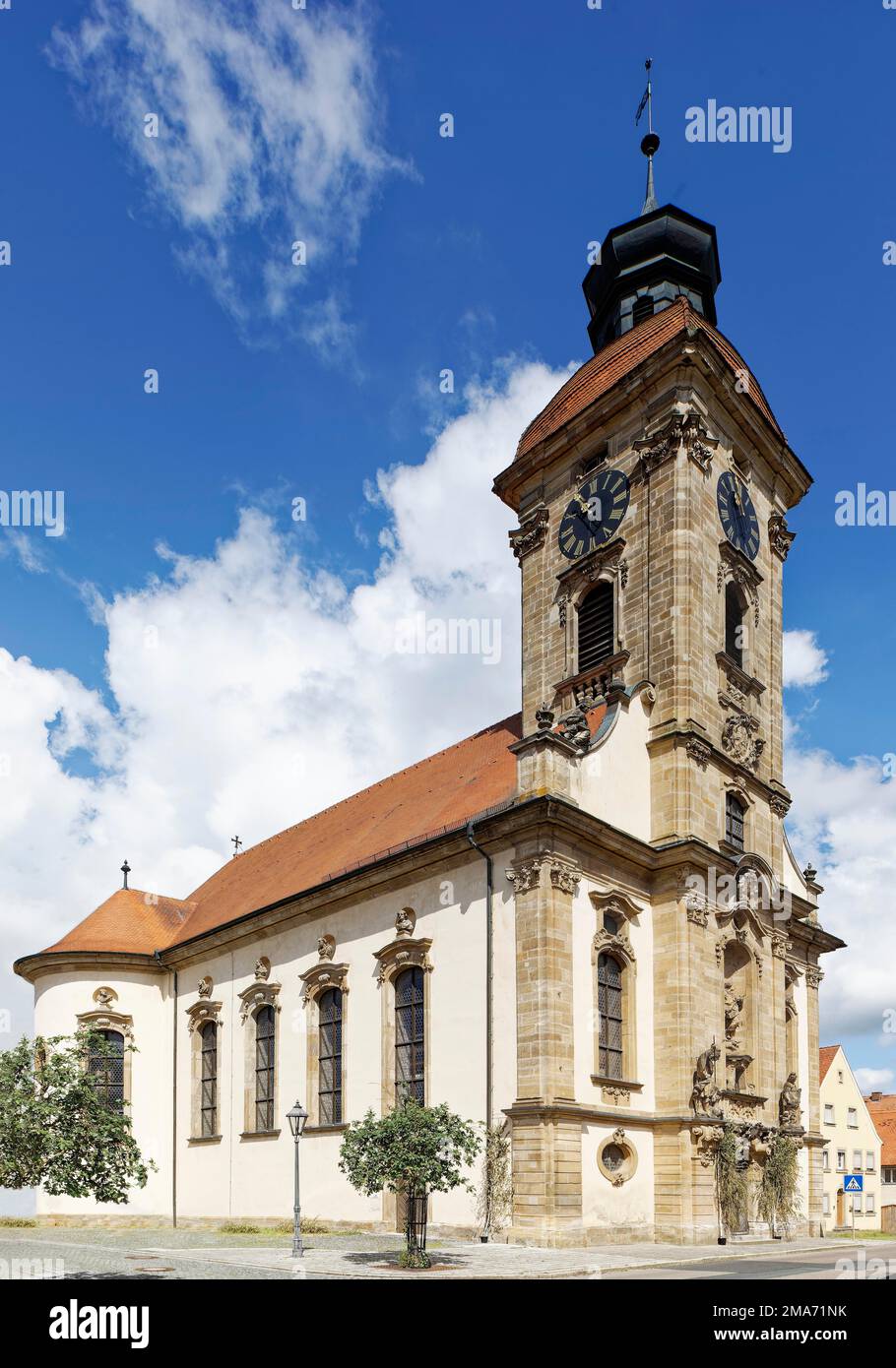Catholic parish church St. Georg, Baroque, built 1729, master builder Franz Joseph Roth ...