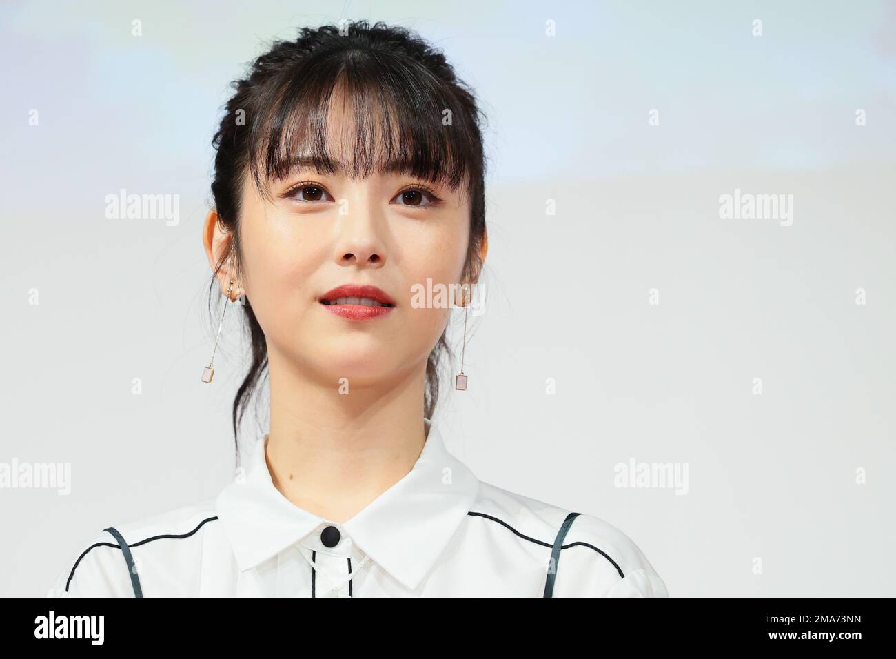 Minami Hamabe made a surprise appearance at the release event for ...