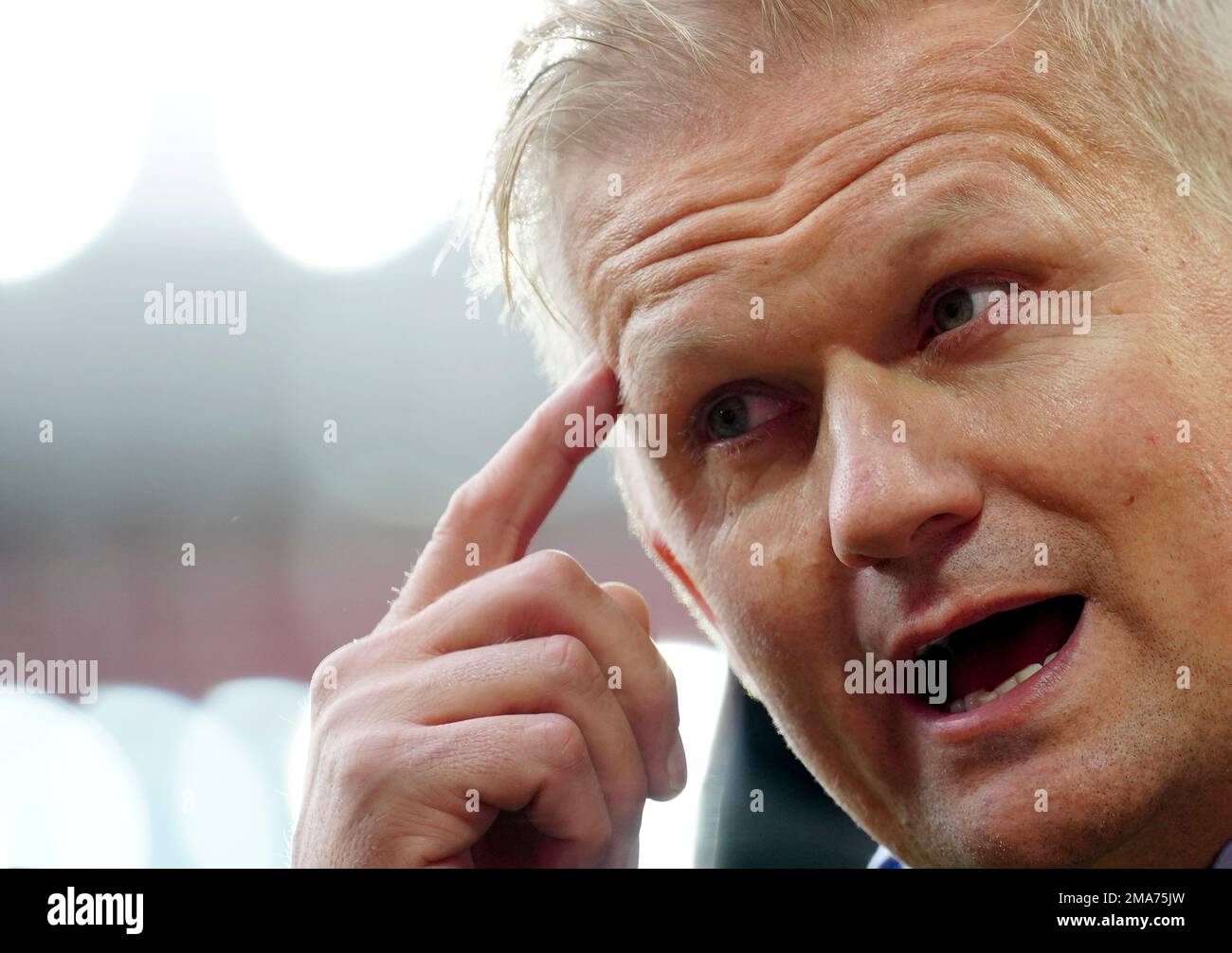 Alf-Inge Haaland, father of Manchester City's Erling Haaland speaks and ...