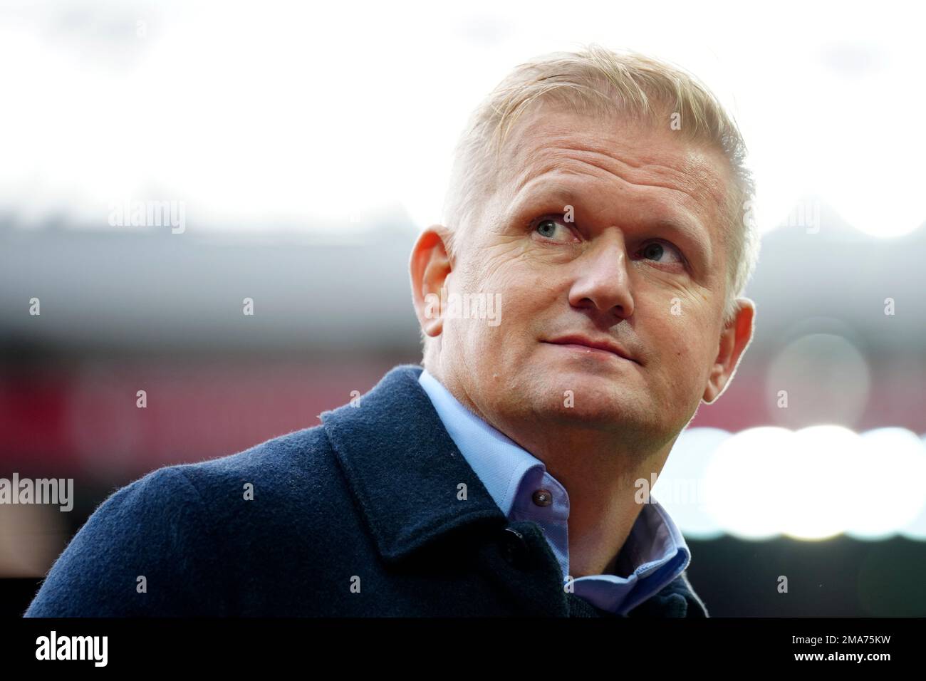 Alf-Inge Haaland, father of Manchester City's Erling Haaland looks out ...