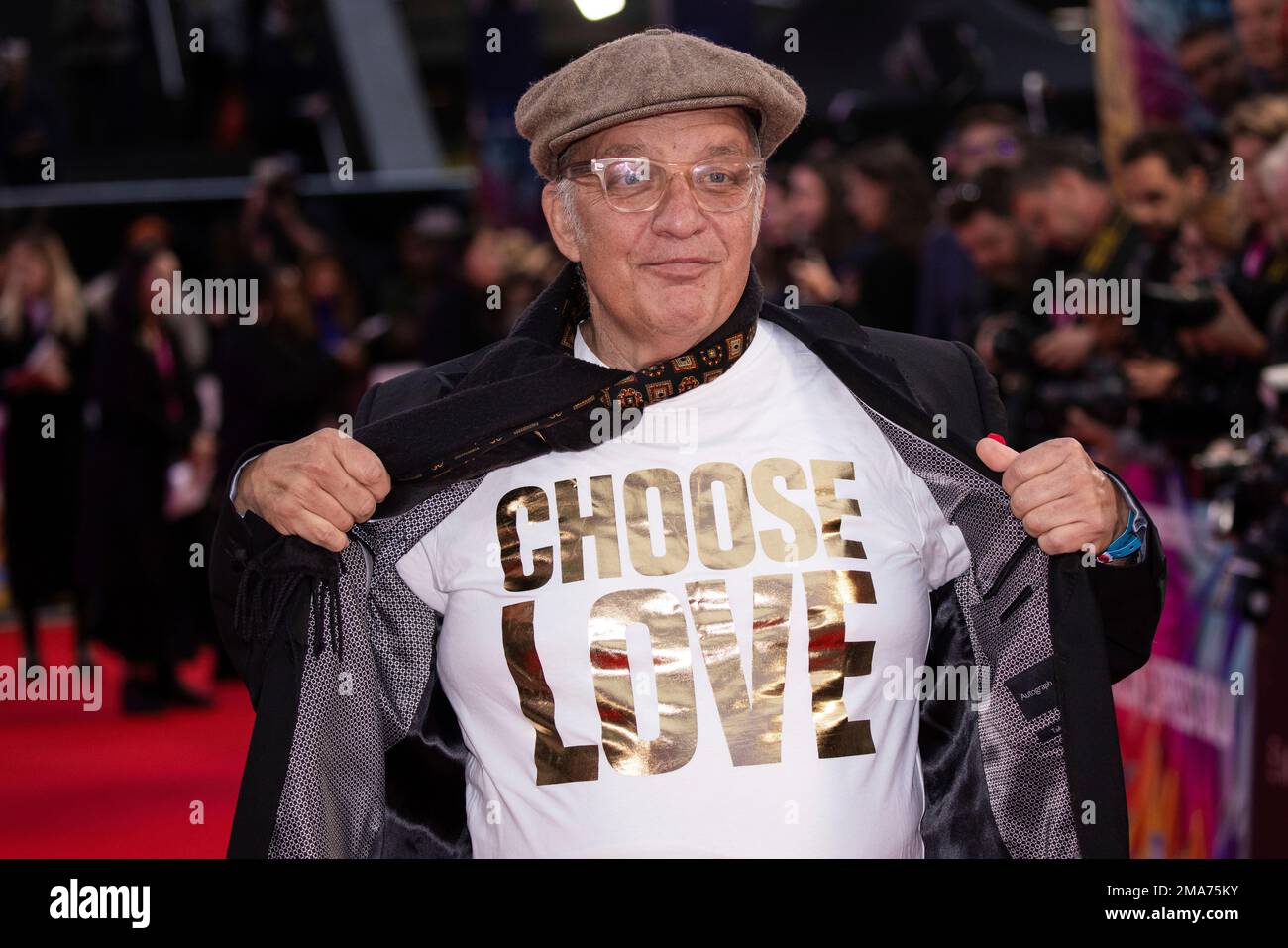 Production designer Mark Tildesley poses for photographers upon arrival ...