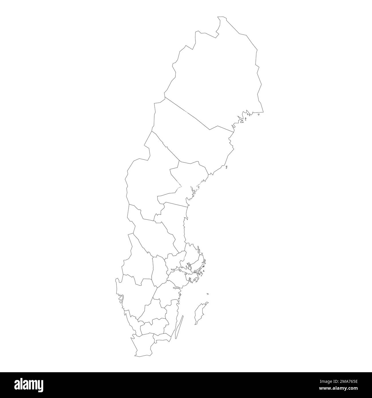 Sweden administrative division hi-res stock photography and images - Alamy