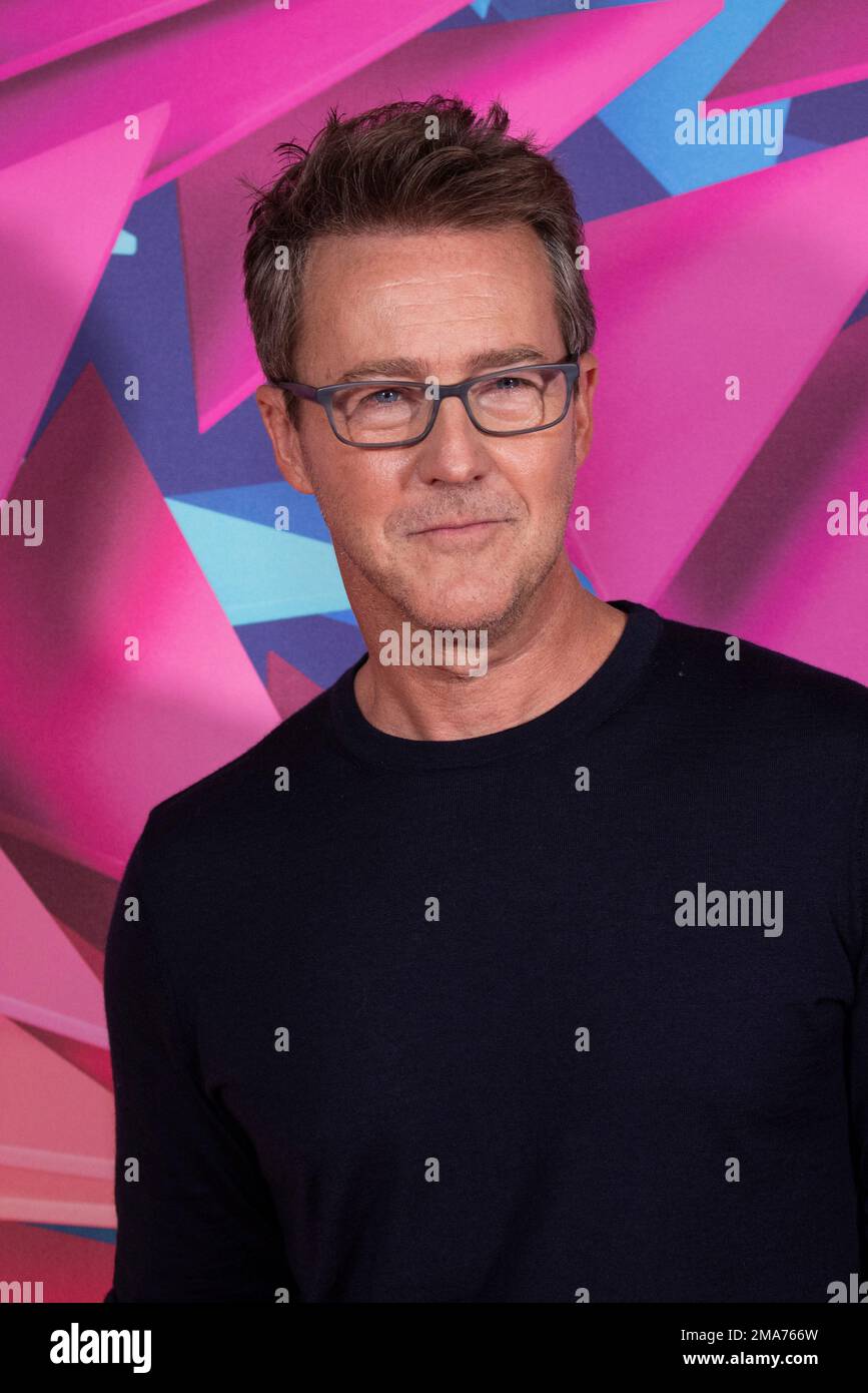 Edward Norton poses for photographers upon arrival at the photo call ...