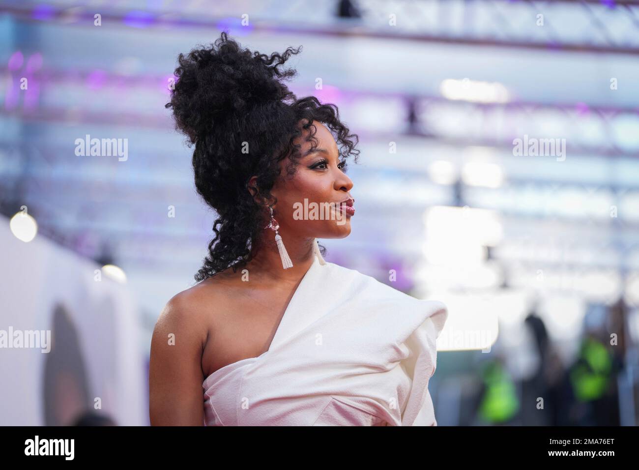 Chinonye Chukwa poses for photographers upon arrival for the premiere ...