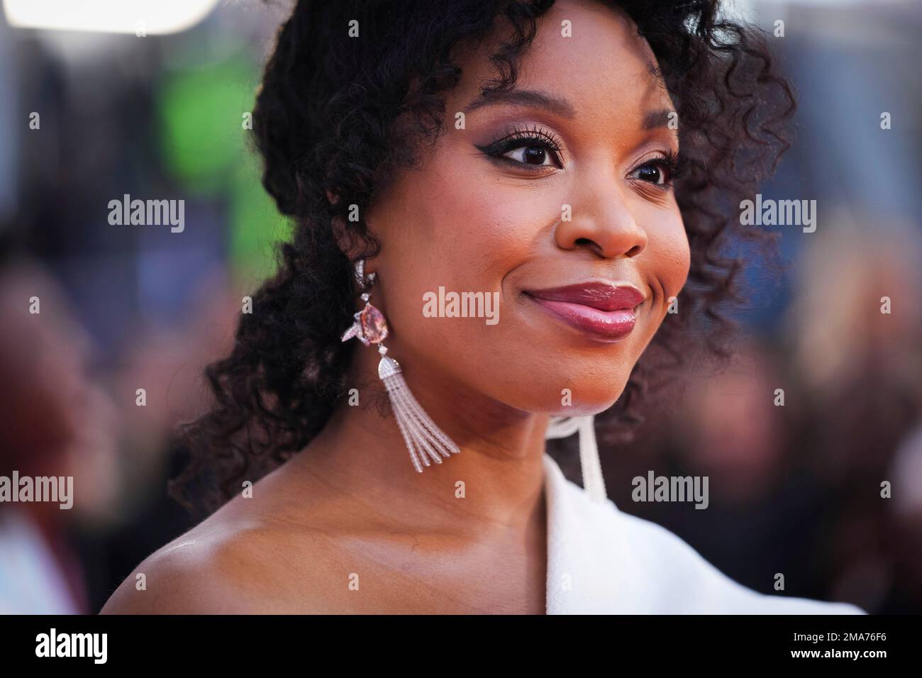 Chinonye Chukwa poses for photographers upon arrival for the premiere ...