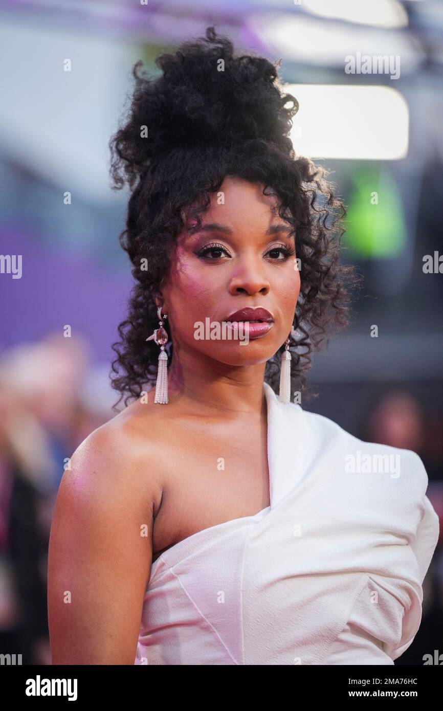 Chinonye Chukwa poses for photographers upon arrival for the premiere ...