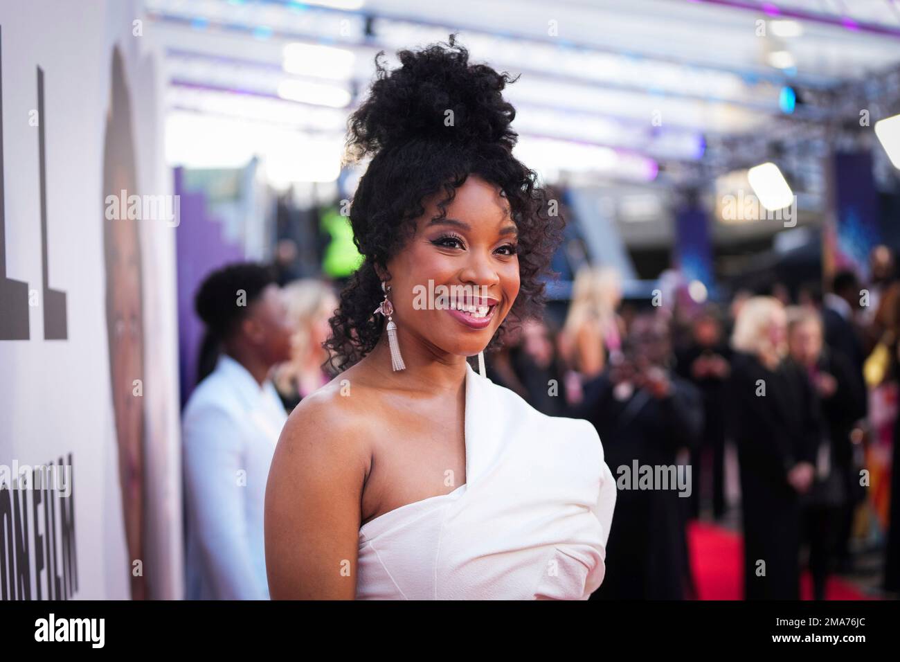 Chinonye Chukwa poses for photographers upon arrival for the premiere ...