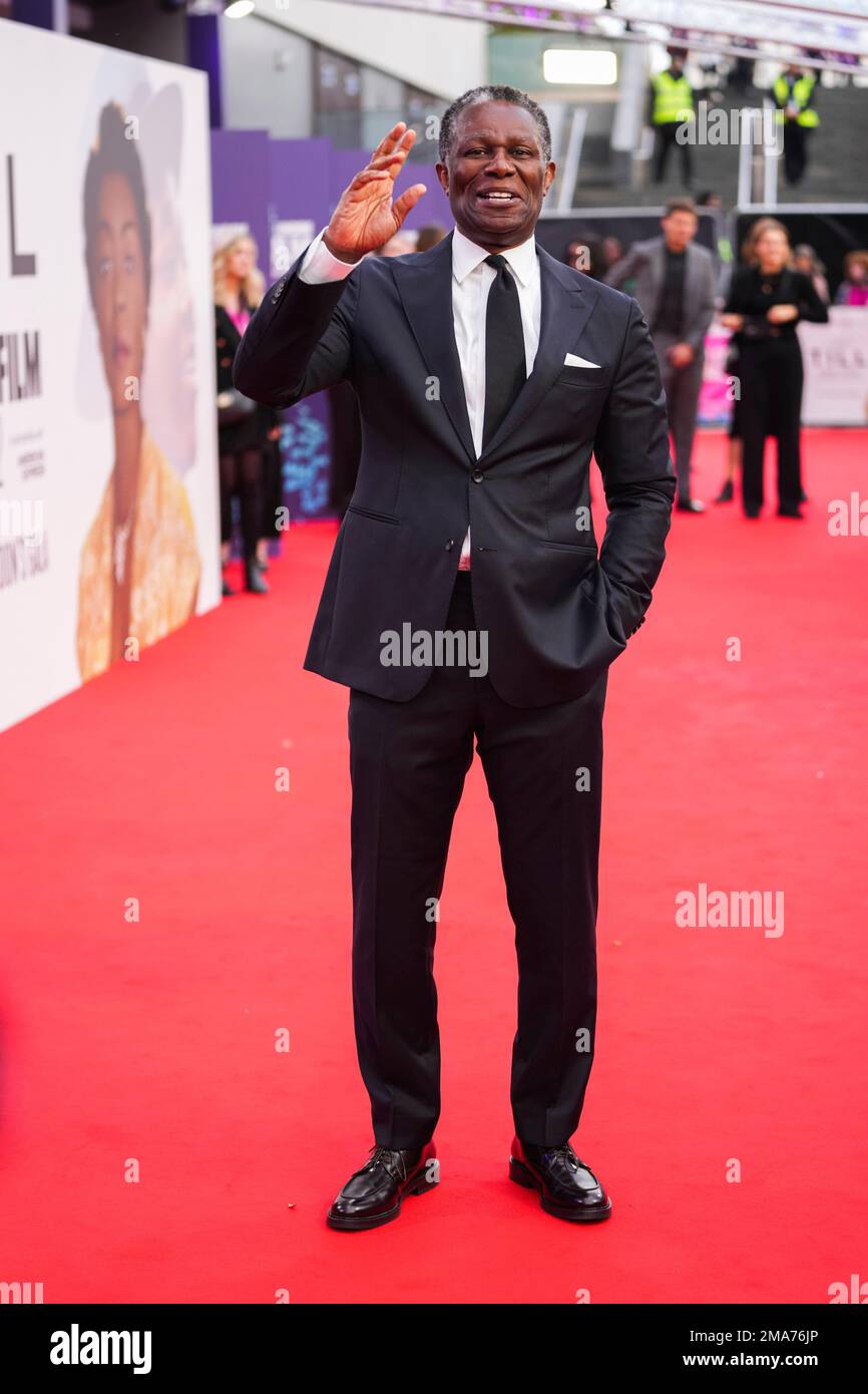 John Douglas Thompson poses for photographers upon arrival for the ...