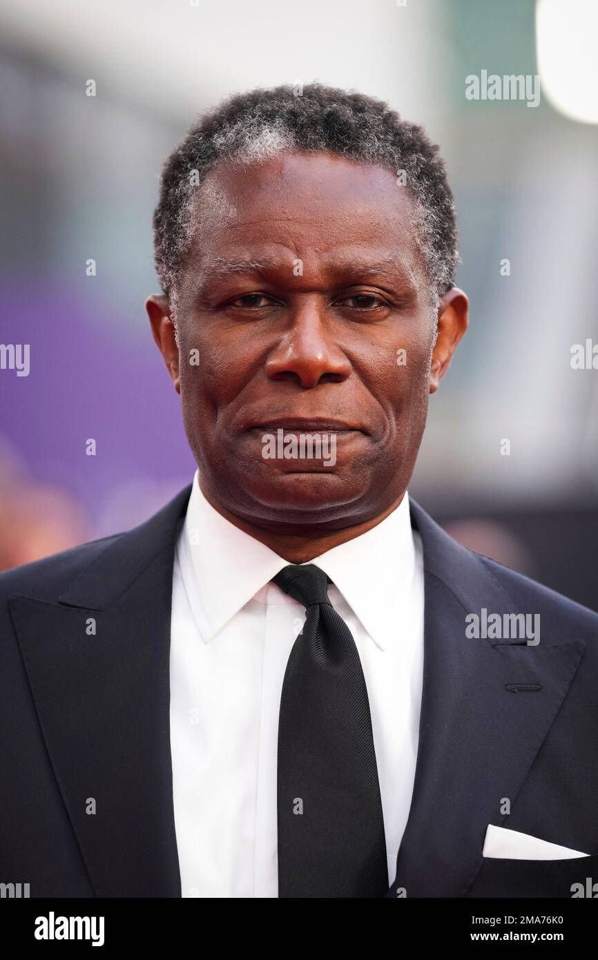 John Douglas Thompson poses for photographers upon arrival for the ...