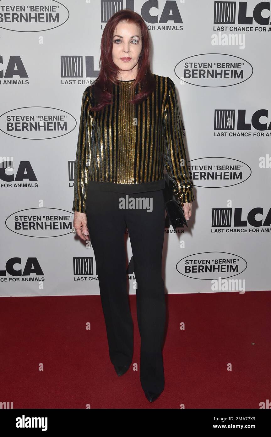 Priscilla Presley attends the "Last Chance For Animals 2022 Compassion ...