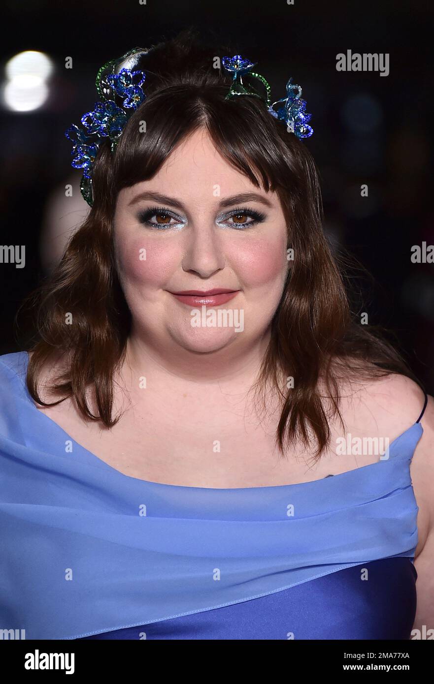 Lena Dunham arrives at the second annual Academy Museum gala at the ...