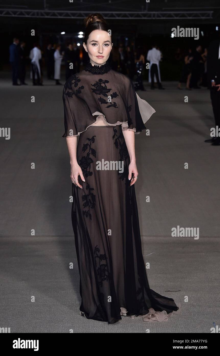 Kaitlyn Dever arrives at the second annual Academy Museum gala at the ...