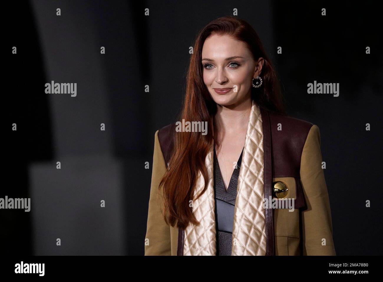 Sophie Turner arrives at the second annual Academy Museum gala at the ...