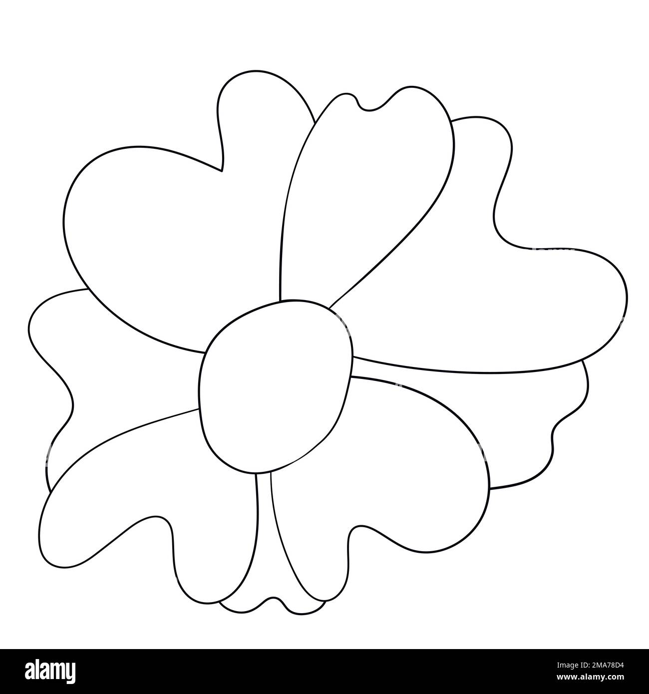 Flowers in continuous line Black and White Stock Photos & Images - Alamy