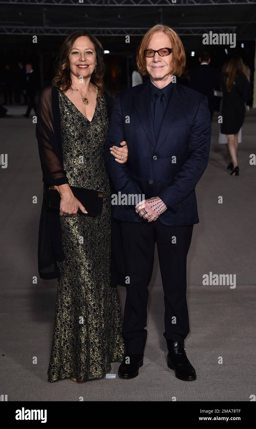 Laura Engel, left, and Danny Elfman arrive at the second annual Academy ...