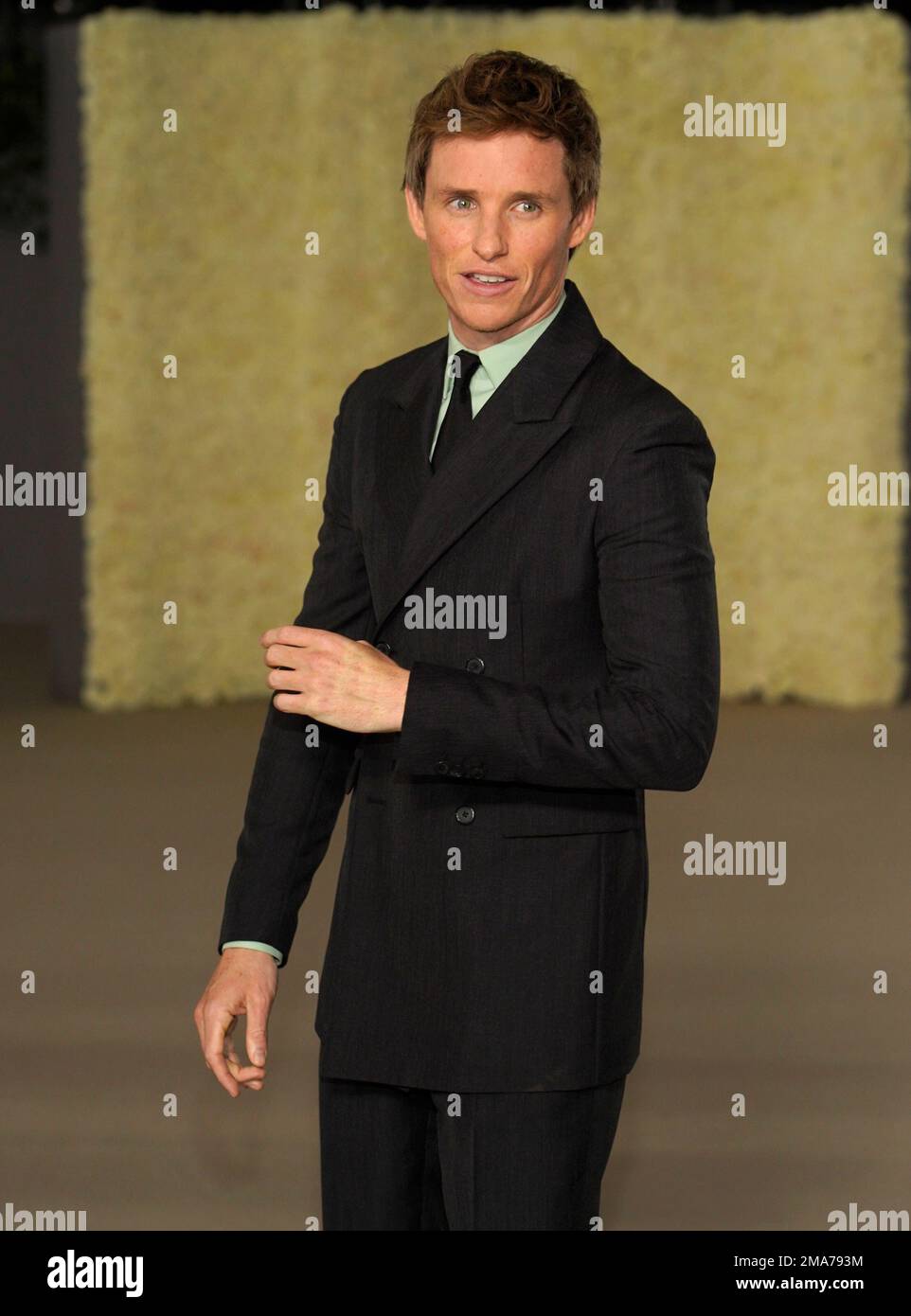 Eddie Redmayne arrives at the second annual Academy Museum gala at the ...