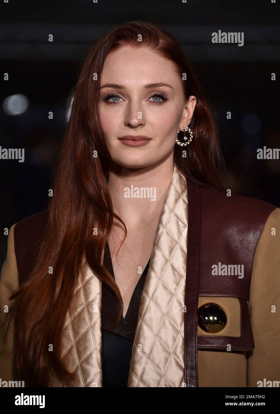 Sophie Turner arrives at the second annual Academy Museum gala at the ...