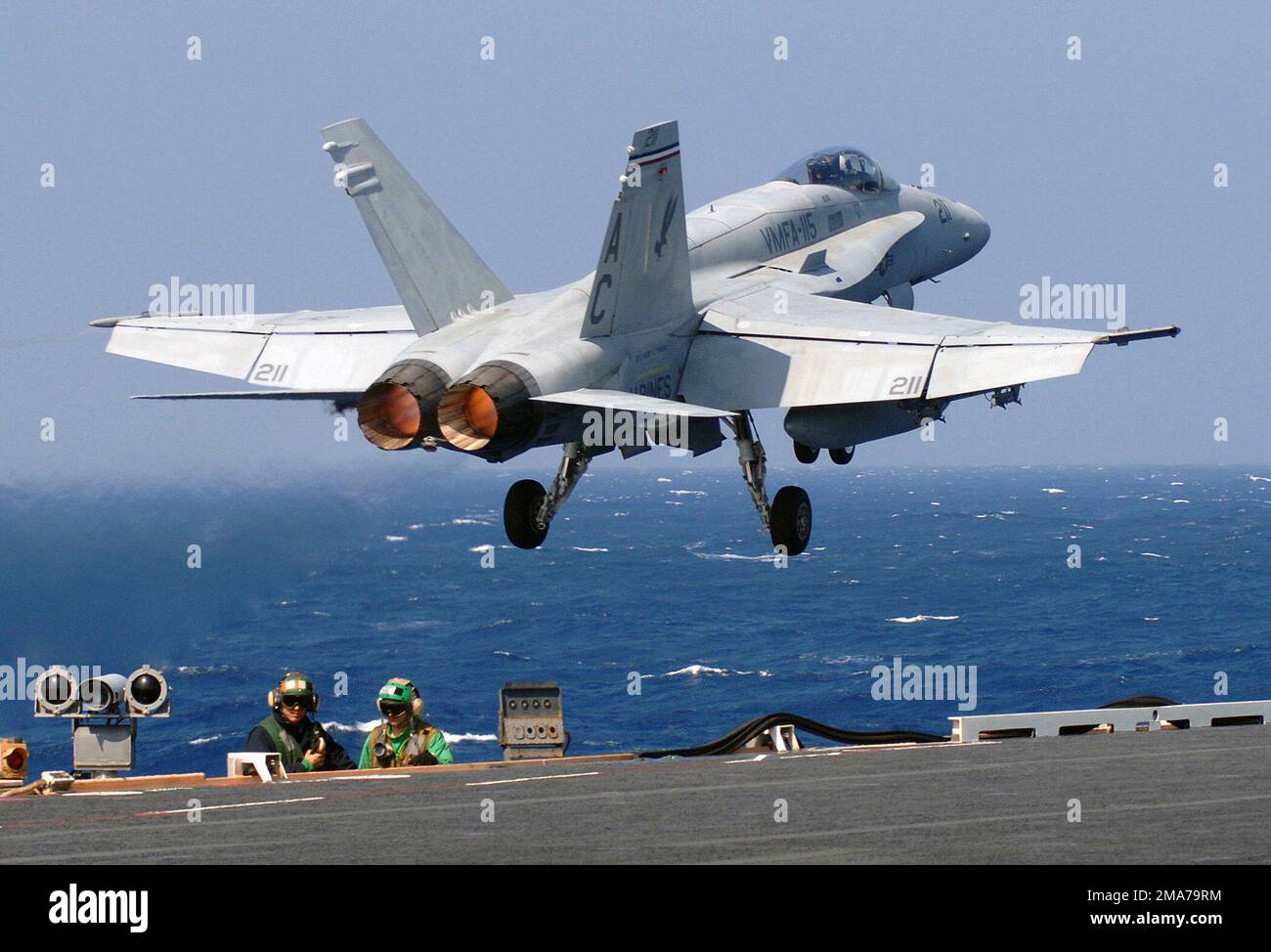 A US Marine Corps (USMC) F/A-18A+ Hornet, Marine Strike Fighter ...