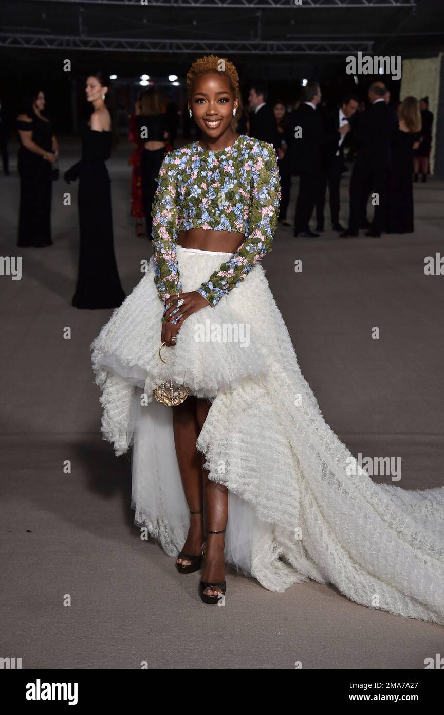 Thuso Mbedu arrives at the second annual Academy Museum gala at the ...